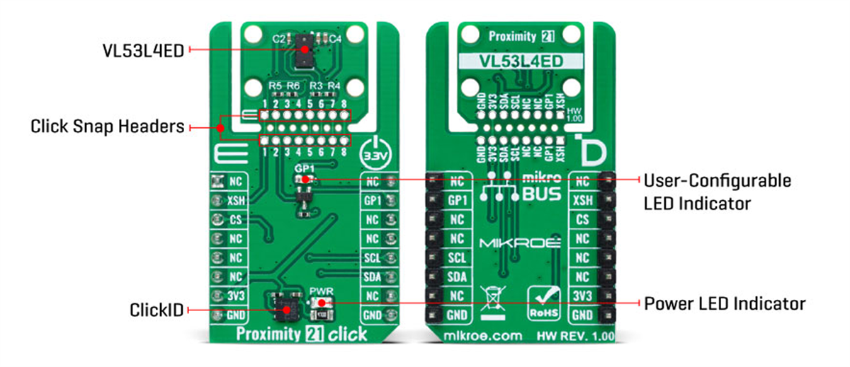 Proximity 21 Click - Mikroe | Mouser